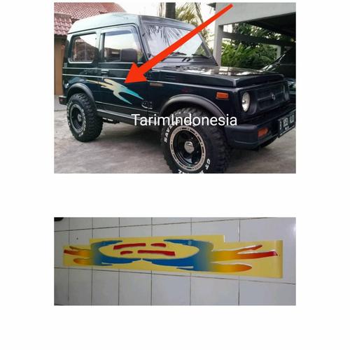 Jual Stiker Katana Trisula / Sticker Body Samping Katana Cawang ...