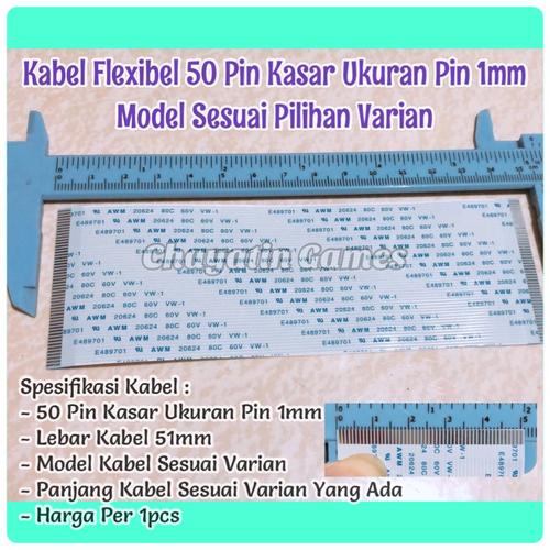 Jual Kabel Flexibel 50 Pin Kasar Model Panjang Sesuai Varian Ukuran Pin ...