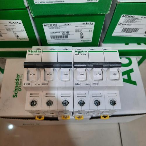Jual MCB iK60N Schneider 3P 50A/63A 3Phase 6kA - 50A - Jakarta Pusat - alif jaya 99 | Tokopedia