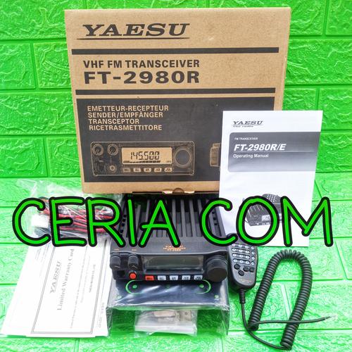 Jual RADIO RIG YAESU FT2980 FT2980R VHF RIG YAESU FT-2980 VHF YAESU FT ...