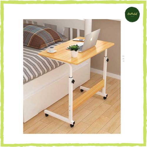 Jual Meja Laptop Kayu dengan Roda Adjustable Portable Rotate Stand Desk ...