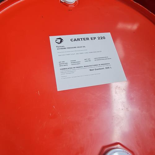 Jual Oli Gearbox TOTAL CARTER EP 220 pelumas gear iso vg 220 - Jakarta ...
