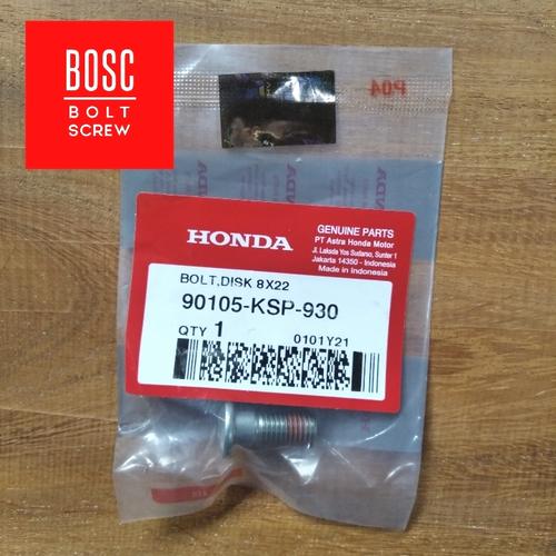 Jual Baut Piringan Cakram Disk Verza MegaPro CRF 8x22 mm 90105KSP930 ...