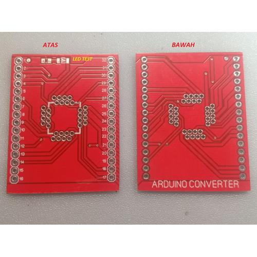 Jual pcb adapter socket ic smd TQFP 32pin arduino - Kab. Jembrana ...