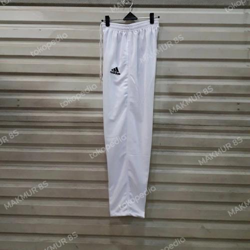 Jual celana training putih/training putih pria/wanita MLXL - Putih ...