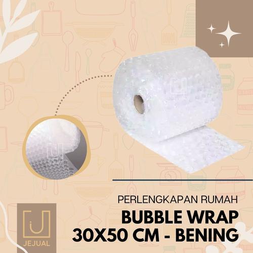 Promo BUBBLEWRAP 30x50 cm PUTIH Bubble Potongan/Meteran 30cm x 50cm ...