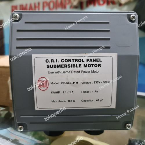 Jual CONTROL BOX POMPA SATELIT 1.5HP 1PHASE CRI - Jakarta Pusat - RUMAH ...