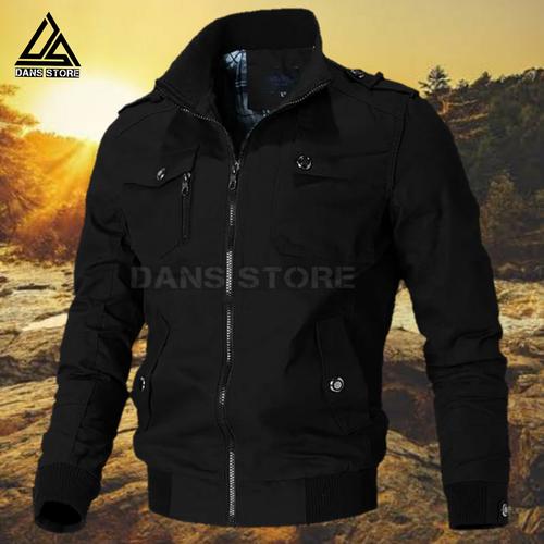 Jual Jaket pria canvas premium distro big size s-8xl - army, S - Kab ...