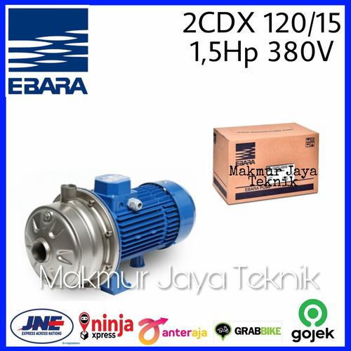Jual Pompa Air Booster Ebara 2CDX 120/15 1,5Hp 380V/Pompa Air Stainless - Jakarta Barat - Makmur ...