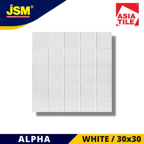 Jual Asia Tile Keramik Lantai Alpha White Matt 30x30 - Kab. Bandung ...