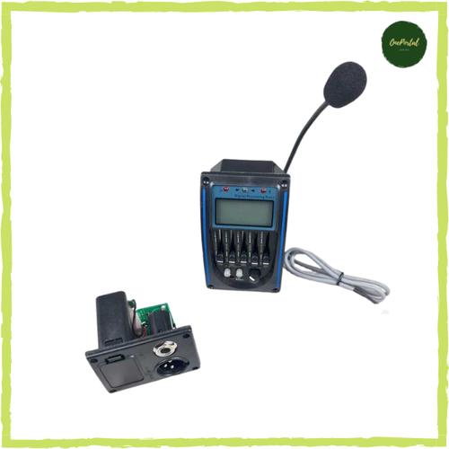 Jual Preamp Amplifier Gitar EQ Tuner dengan Microphone - Hitam ...