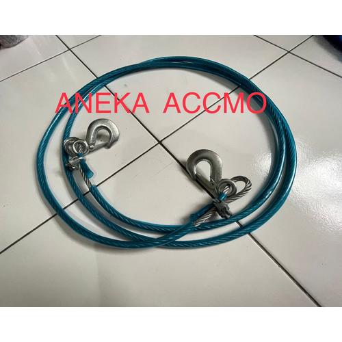 Jual TALI DEREK MOBIL KAWAT BAJA / Emergency Wire towing strap Car ...