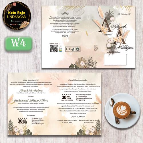 Jual Cetak Undangan Pernikahan / Resepsi Kekinian Tema Water Color ...