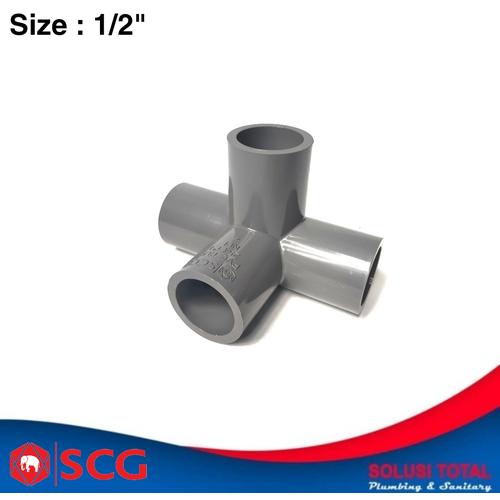 Jual Tee 4 Way 90° 1/2 Inch 4 Way Side Tee 1/2" SCG - Jakarta Selatan ...