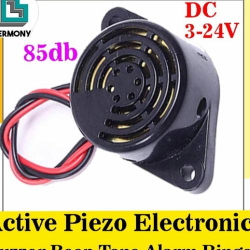 Jual Buzzer Buzer Aktive Piezo Electronic Beep Tone Alarm Ringer 3V-24v ...