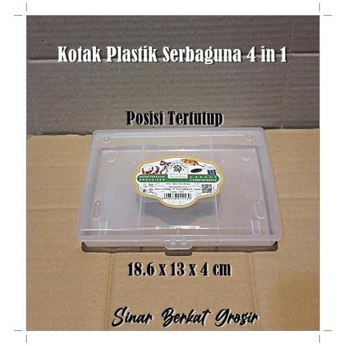 Jual Kotak Plastik Penyimpanan Koin Mainan Aksesoris Obat Perkakas 4 ...