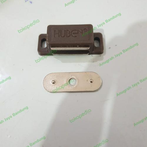 Jual Huben MP33 MP - 33 Magnet Pintu Lemari Kayu coklat / Magnetic ...