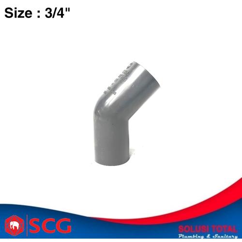 Jual Knee 45° 3/4 Inch Elbow 45 Deg 3/4" SCG - Jakarta Selatan - Solusi ...