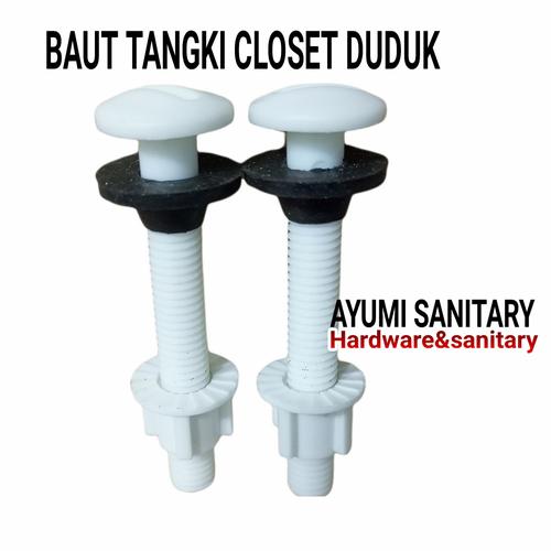 Jual BAUT TANGKI CLOSET DUDUK /BAUT TABUNG CLOSET DUDUK TWO PEACE - Kab ...