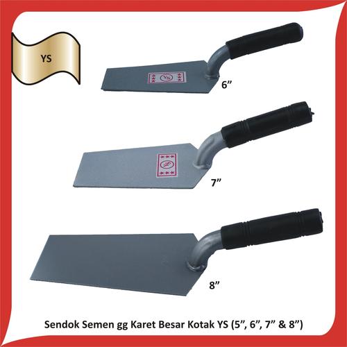 Jual Sendok Semen gagang Karet Besar Kotak YS / Cetok Semen Kotak Tebal ...