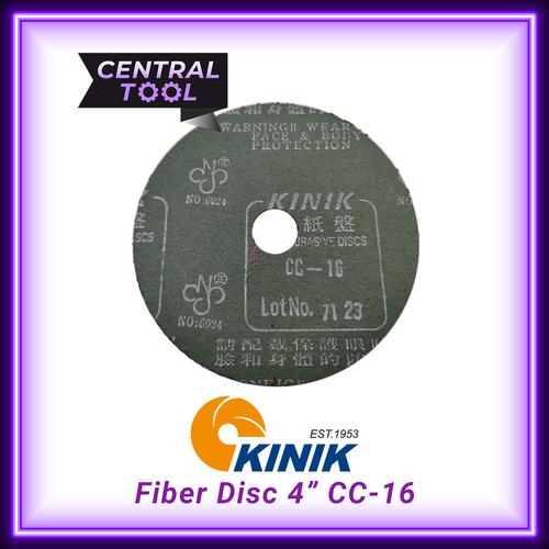 Jual Amplas Fiber Disc 4" KINIK CC16 Fibre Abrasive Disc 4 Inch CC-16 ...