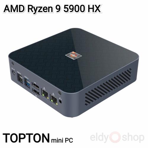 Jual TOPTON Gaming Mini PC AMD Ryzen 9 5900HX 2*DDR4 2*M2 NVMe ...