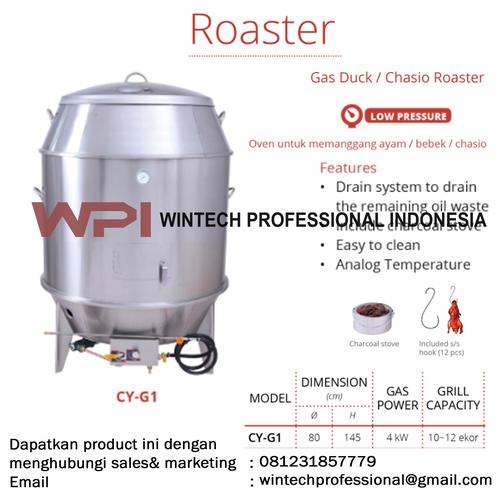 Jual Getra CY-G1 Gas Duck / Chasio Roaster - Oven Pemanggang Ayam Dan ...