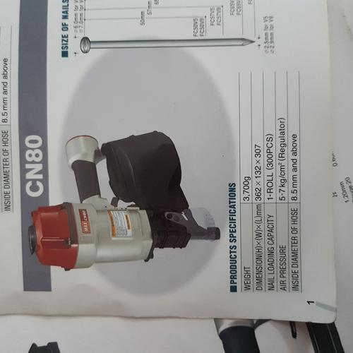 Jual MAX CN80 Jepang Coil Nailer Gun Alat Tembak Paku Pallet CN-80 ...