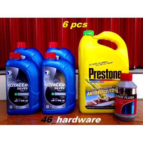Jual ADNOC VOYAGER SILVER PLUS ECO 0W20 SN Plus OLI PRESTONE COOLANT ...
