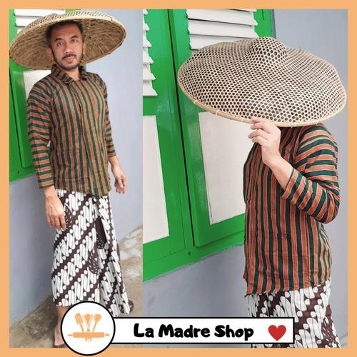 Jual CAPING ANYAMAN BAMBU Topi Dudukuy Petani Uk. Jumbo 62 Cm - Harga ...