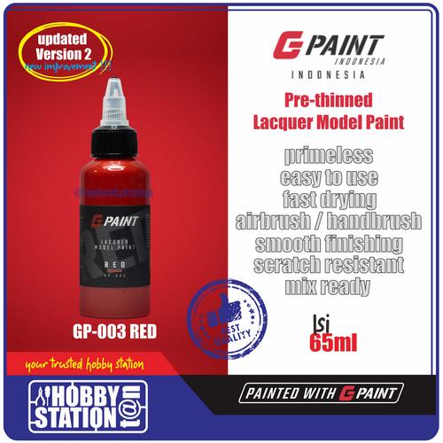 Jual GPaint V2 from Studio G - RED - Gundam Model Kit Repaint Airbrush Cat - Jakarta Utara ...
