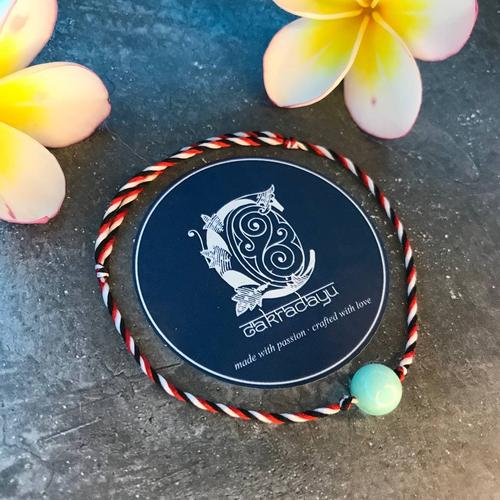 Jual Gelang Tridatu Manik Batu Mulia Giok Jade Mata 1 asli khas Bali ...