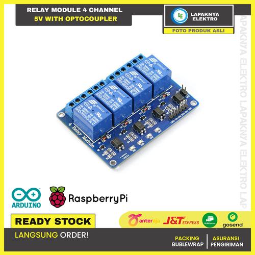 Jual Relay 4 Channel for Arduino & Raspberry Pi - Kab. Tangerang ...