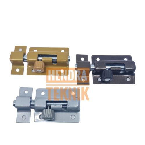 Jual GRENDEL WARNA 2" BESI GRENDEL KUNCI 50MM SELOT KANCING PINTU MURAH ...