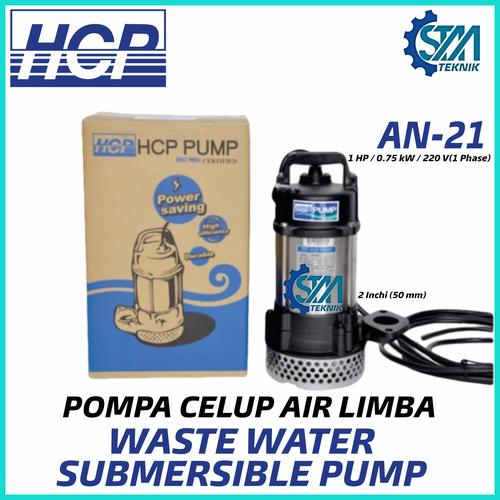 Jual Pompa celup air limbah/kotor waste water HCP A-21 1Hp 1Phase 2" 300L/M - Jakarta Barat ...
