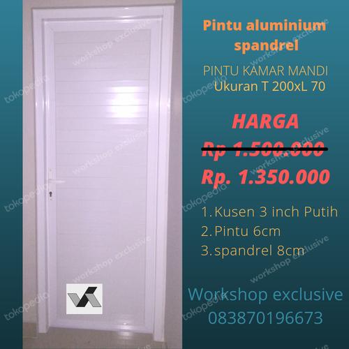 Jual pintu aluminium spandrel double - Jakarta Selatan - WORKSHOP ...