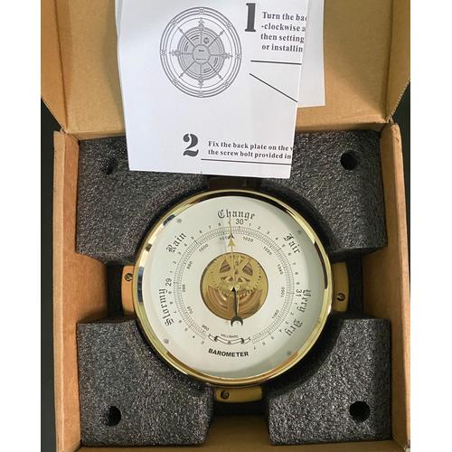 Jual BAROMETER ANEROID KAPAL 5” ALAT PENGUKUR UKUR TEKANAN UDARA ...
