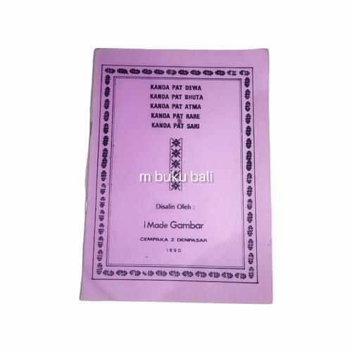 Jual Kanda Pat Dewa Bhuta Atma Rare Sari - atma - Kab. Tabanan - m buku ...