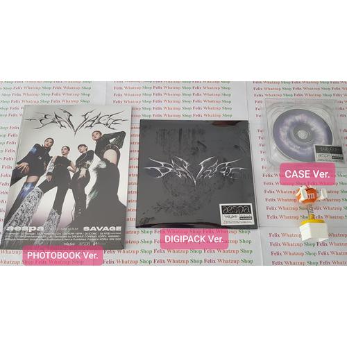 Jual Aespa Savage [1st Mini Album] Official Album SEALED - PHOTOBOOK ...