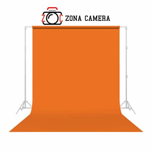 Jual Background Paper Kertas Polos Seamles Orange 2,72x11 M Backdrop ...