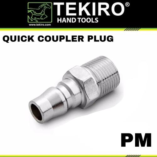 Jual TEKIRO Quick Coupler Plug Male / Kopler Angin Kompresor 20PM/30PM ...