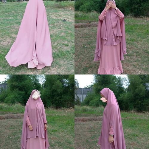 Jual Jilbab Jumbo Model Handsplit belah samping bahan Drama Queen ...
