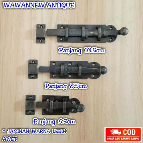 Jual Grendel Kunci Slot Jendela Lemari Pintu Rumah Kuningan Antik - 10 ...