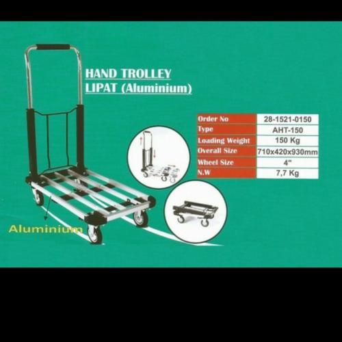 Jual Hand Trolley Lipat Aluminium Kap 150 Kg- Wipro AHT-150 hand troly ...