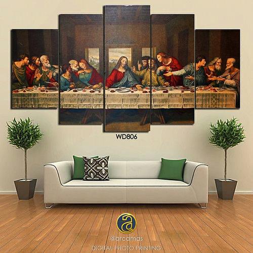 Jual [WD806-M] Hiasan Dinding ROHANI KRISTEN KATOLIK Poster PERJAMUAN ...