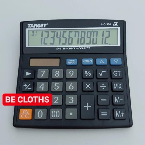 Jual Target MC-330 Kalkulator Check Correct Desktop Meja ORIGINAL ...