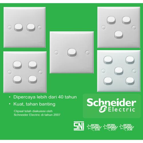 Jual Saklar Rumah 1G 2G 3G 4G 5G - 1W (1Way) Schneider Classic Clipsal ...