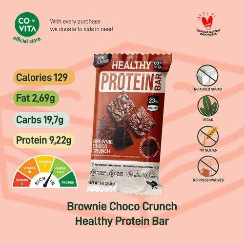 Promo Covita Healthy Protein Bar - Brownie Choco Crunch - Snack Sehat ...