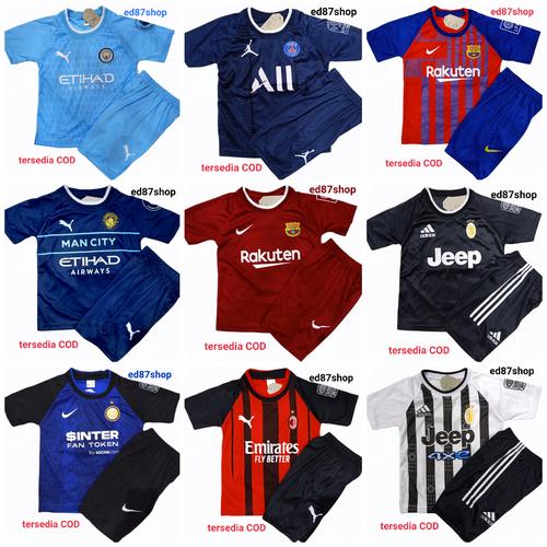 Jual Jersey bola anak musim terbaru untuk usia 6 bulan sampai 3 tahun ...