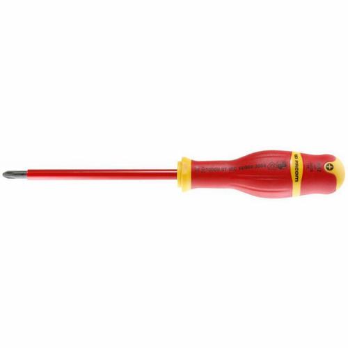 Jual Obeng Plus Insulated / Screwdriver (+) PH1 AP1X100VE Facom - Kab ...